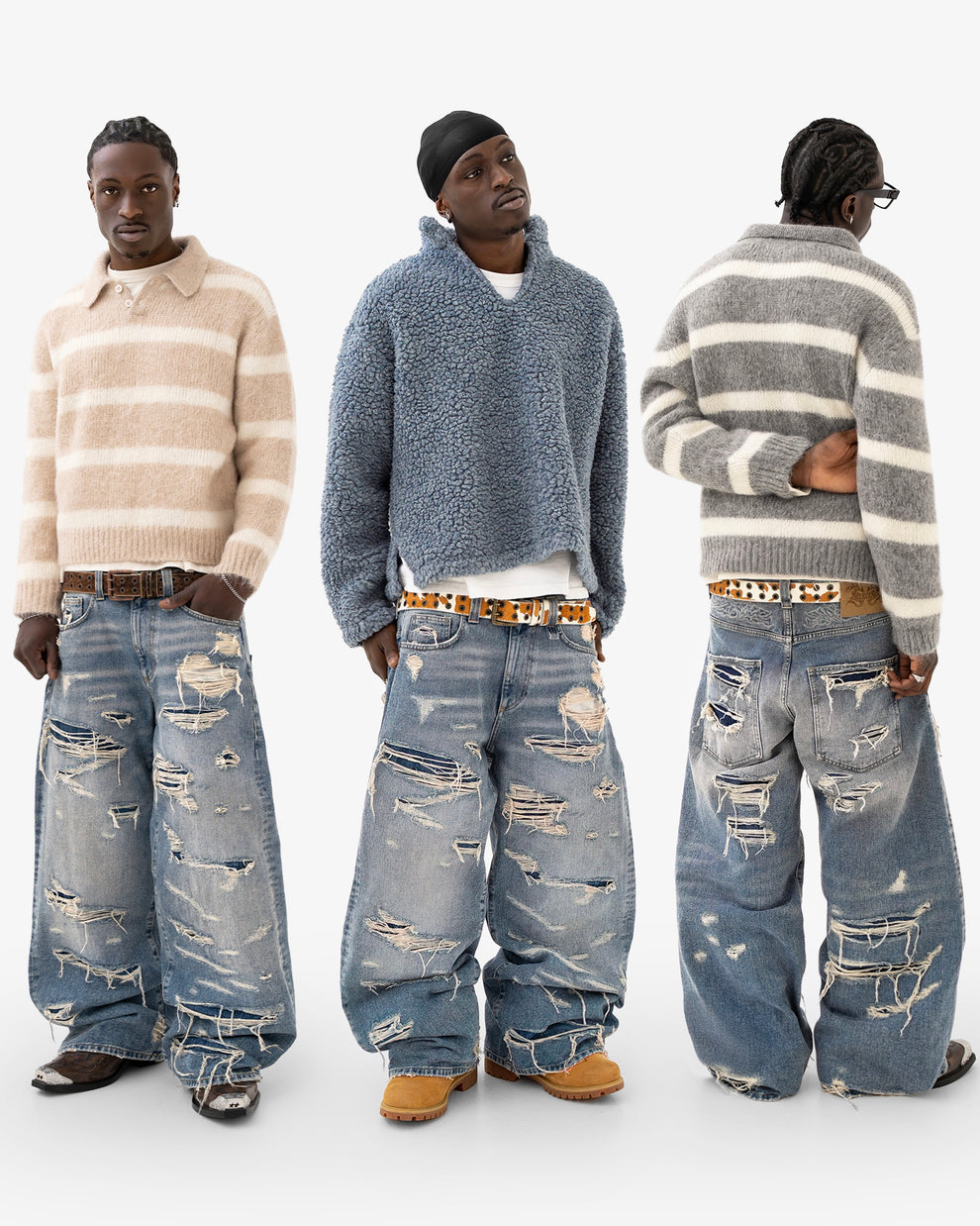 Reaven Washed Blue Draco Denim Jeans